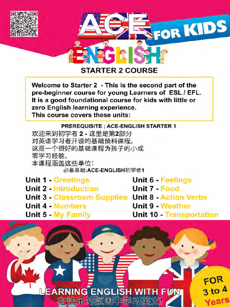 ACE-EnGLISH Starter 2 Flashcards | PDF