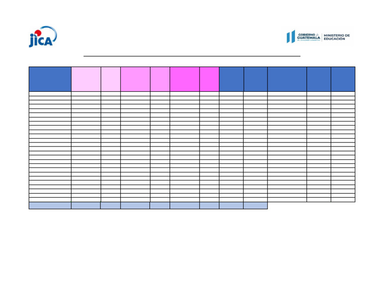 Cronograma de Entregas Jica 2021 | PDF