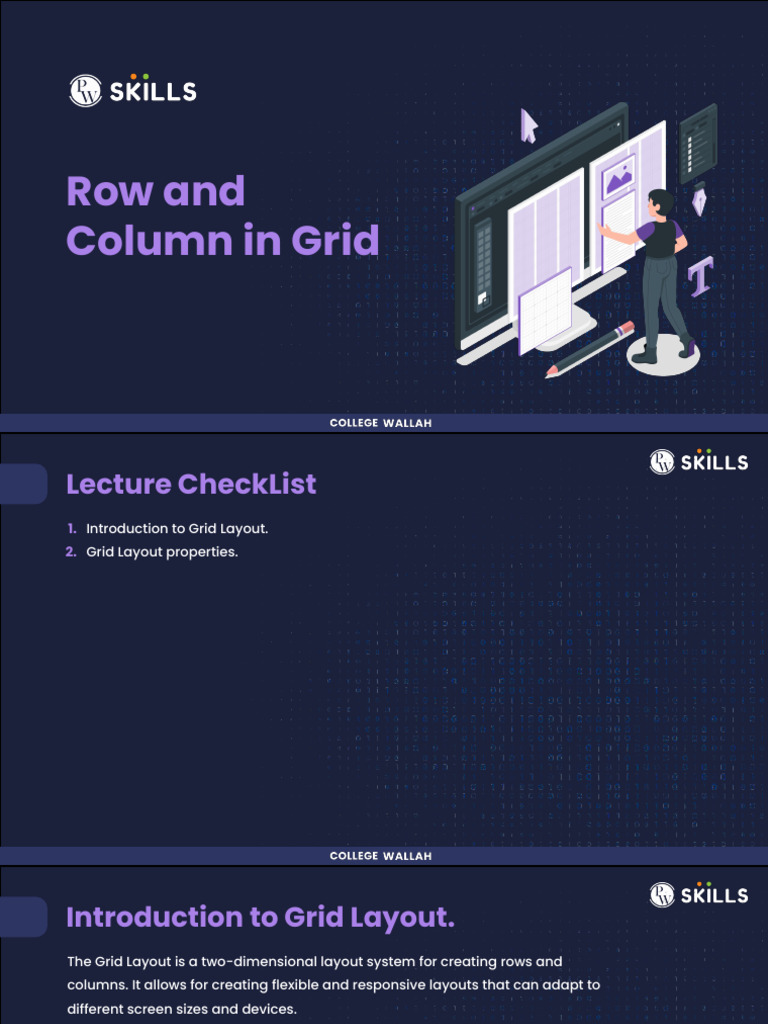 Row and Column in Grid | PDF