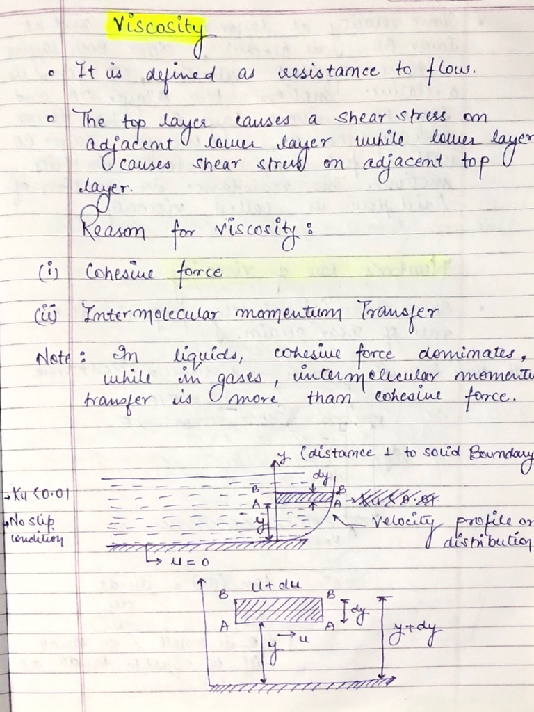 Unit 1 - Viscosity Rheology | PDF