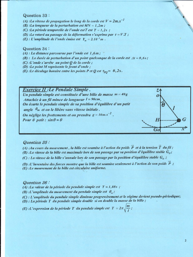 Med Physique 2 | PDF