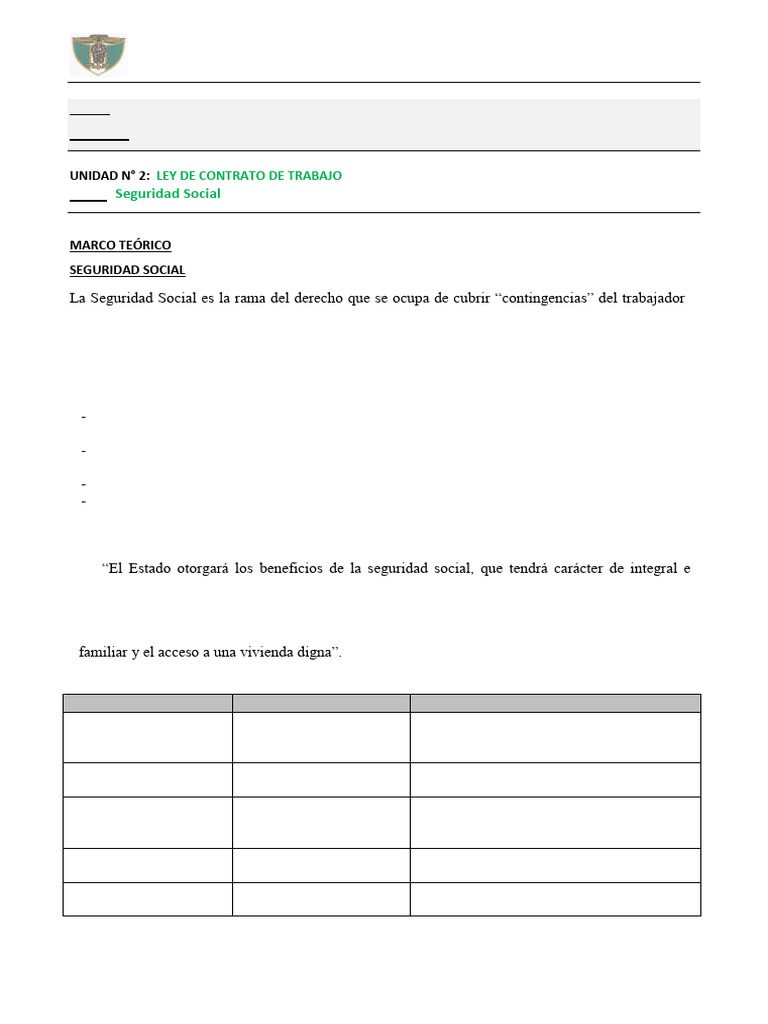 TP2-SEGURIDAD SOCIAL - LLYPI - Unidad II | PDF | Desempleo | Negocios