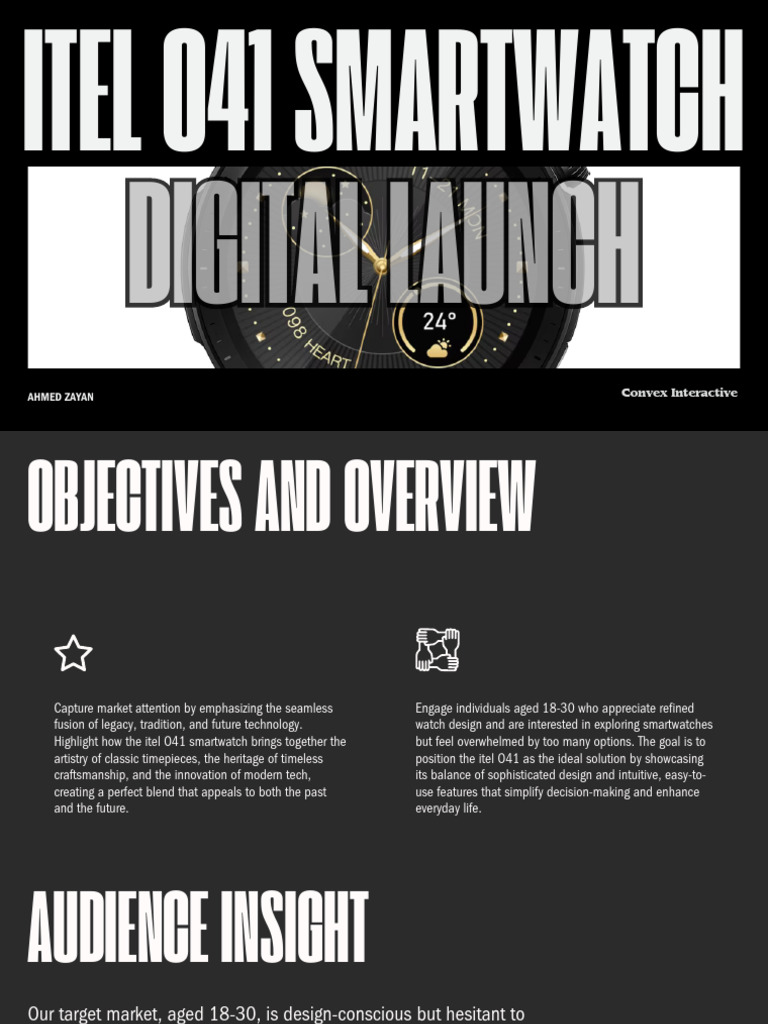 Itel O41 Smartwatch Digital Launch | PDF