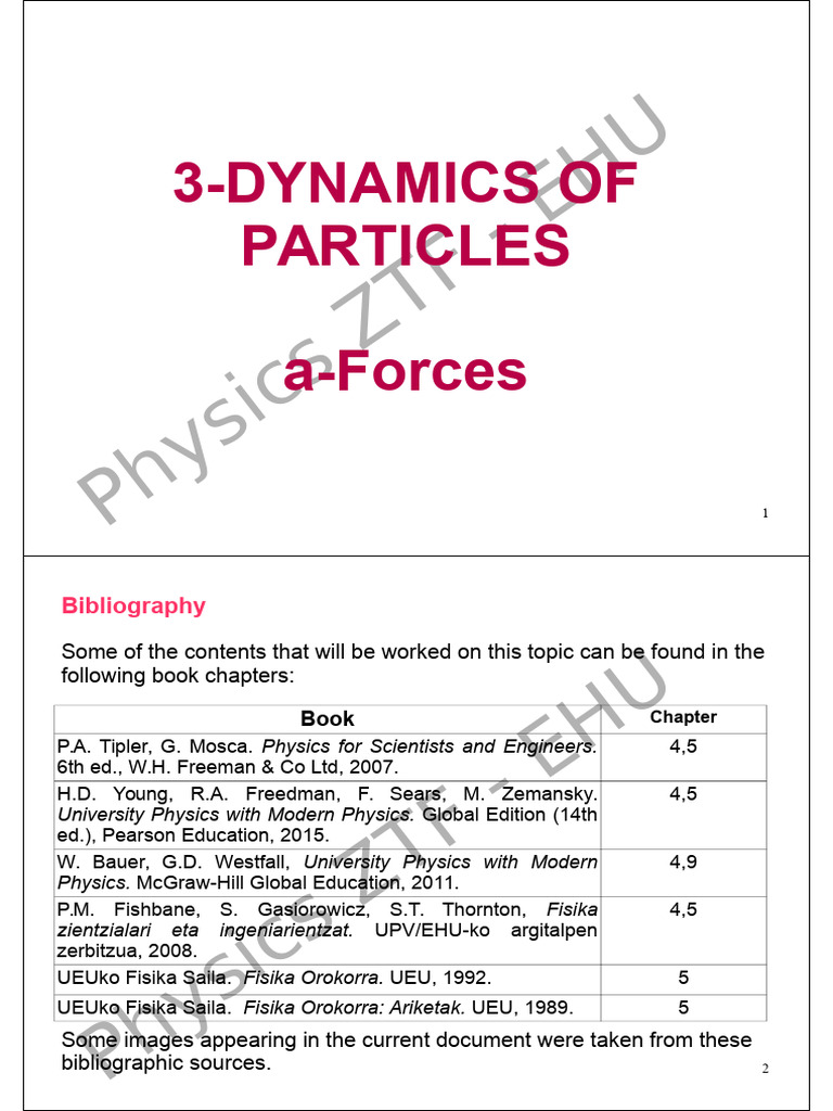 03A Dynamicsofparticles x2 | PDF