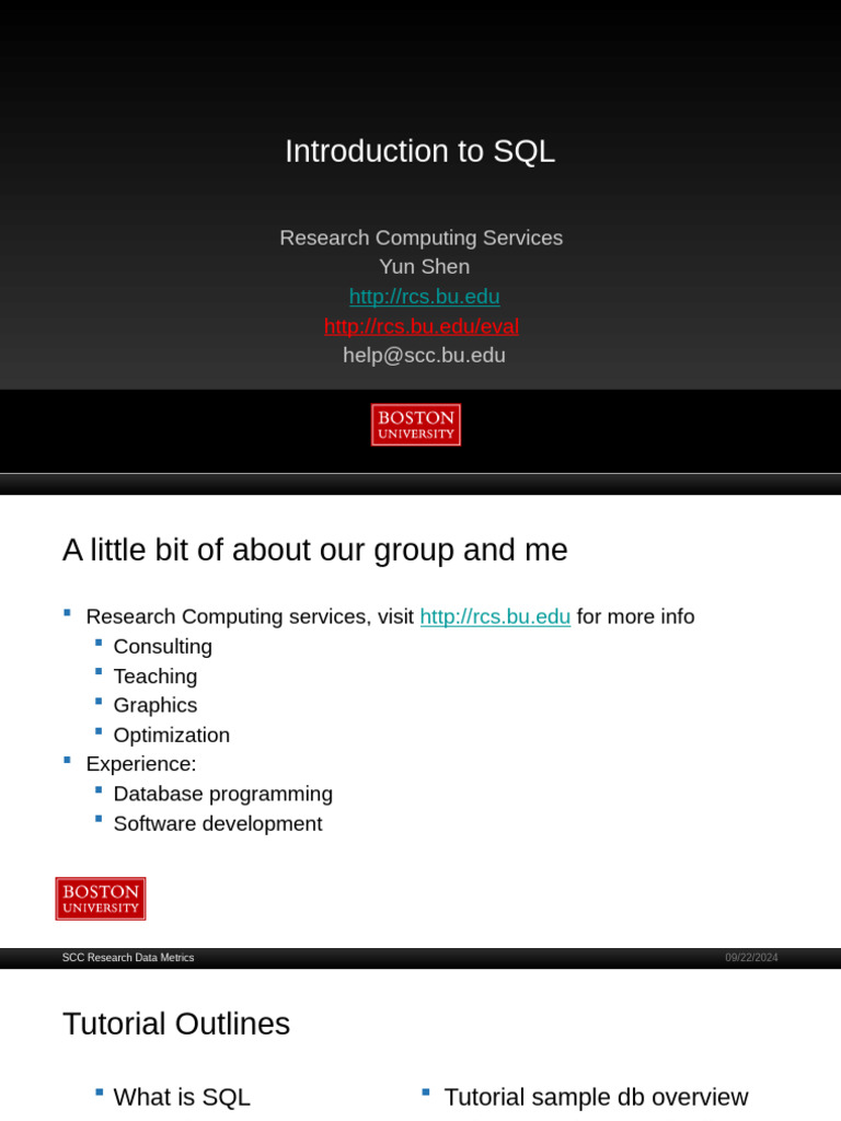Intro 2 SQL | PDF