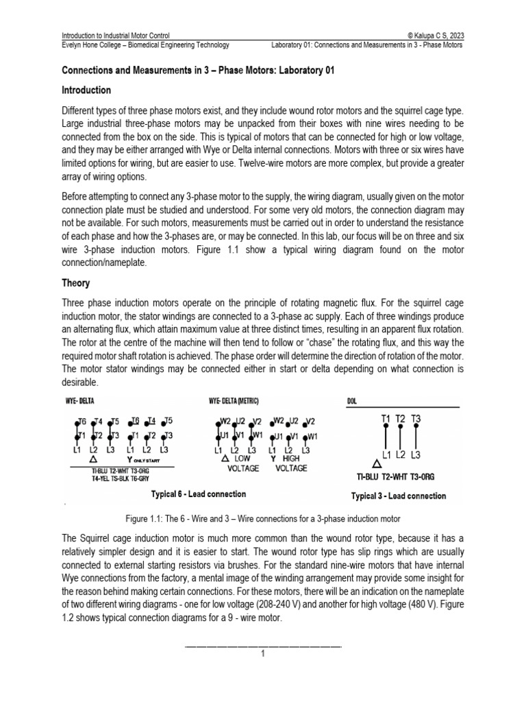 IMC Laboratory 001 2023 | PDF