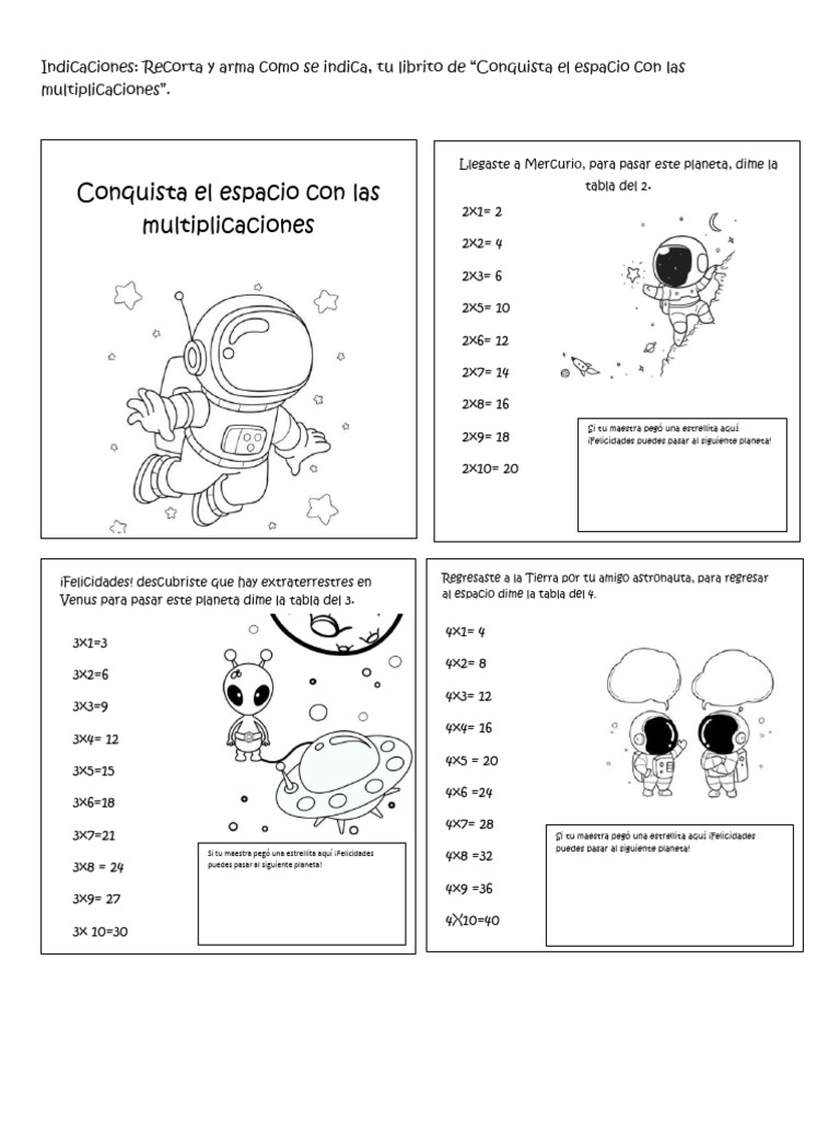 Cuentito de Multiplicaciones | PDF