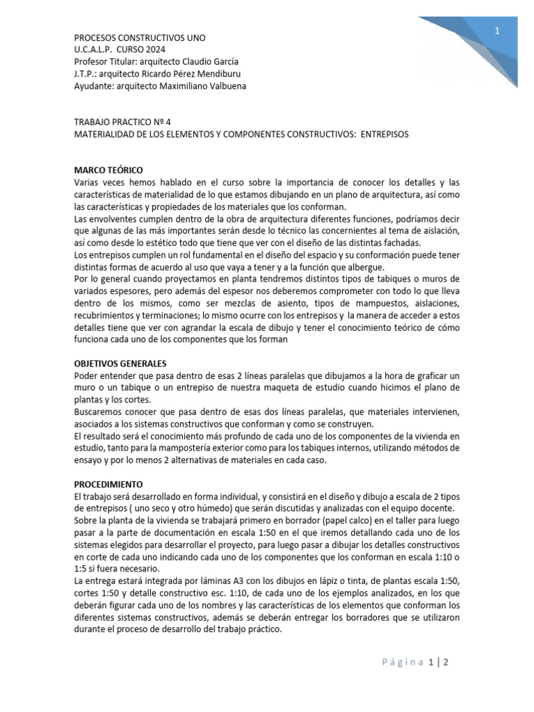 TP5 Entrepisos2024 | PDF