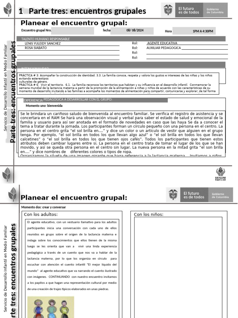 Primer Encuentro Mes de Agosto. | PDF