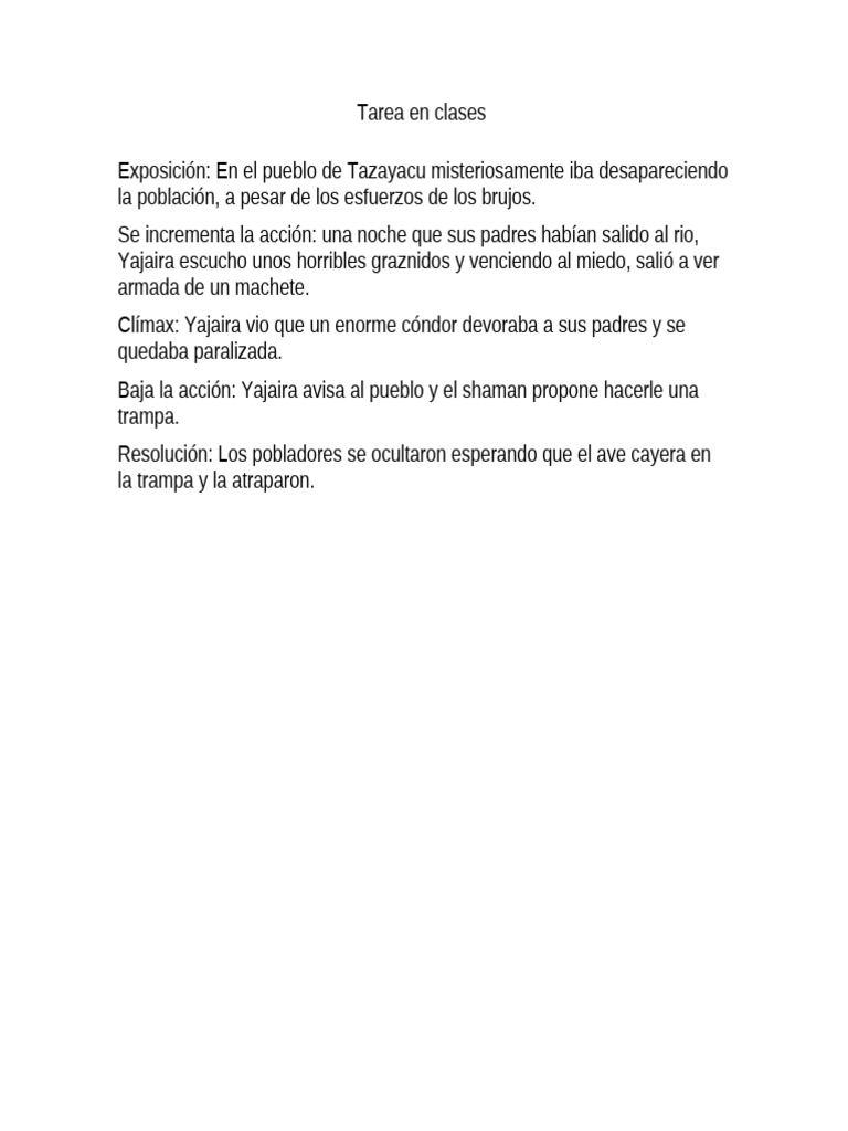 Tarea en Clases | PDF