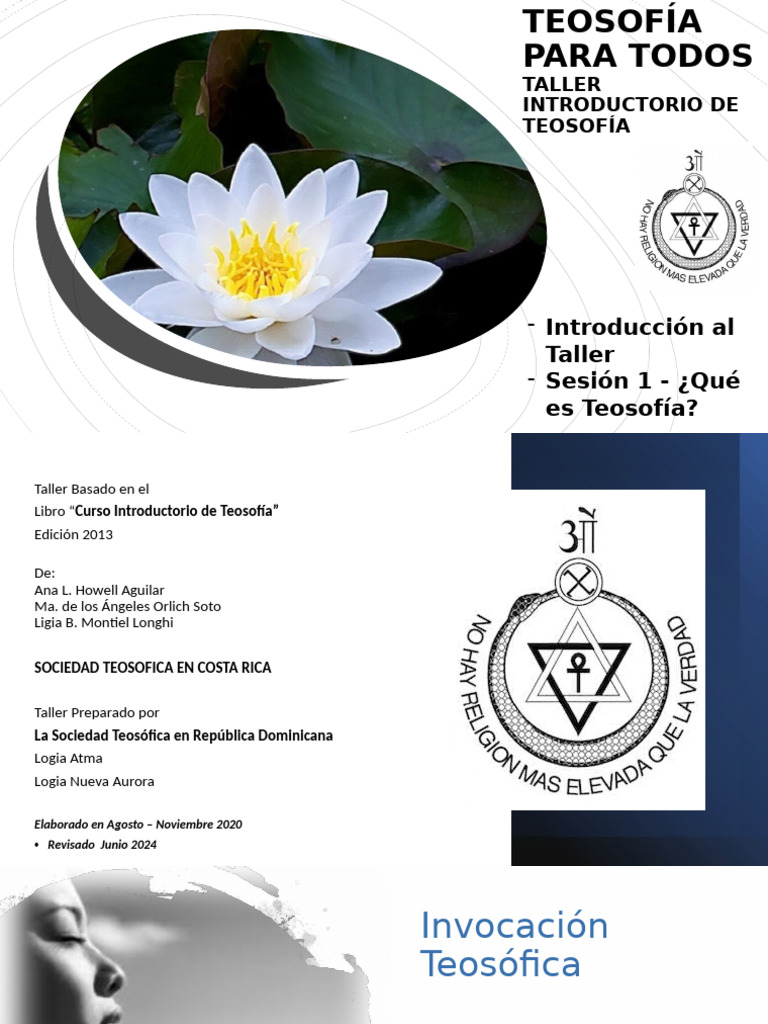 Taller Introductorio Teosofia s1 | PDF