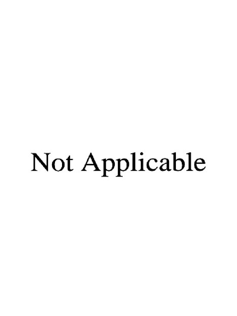 Not Applicable | PDF