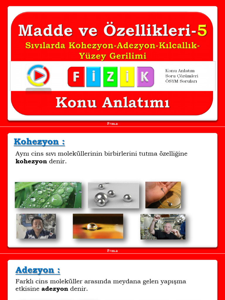 Madde Ve Özellikleri 5 | PDF