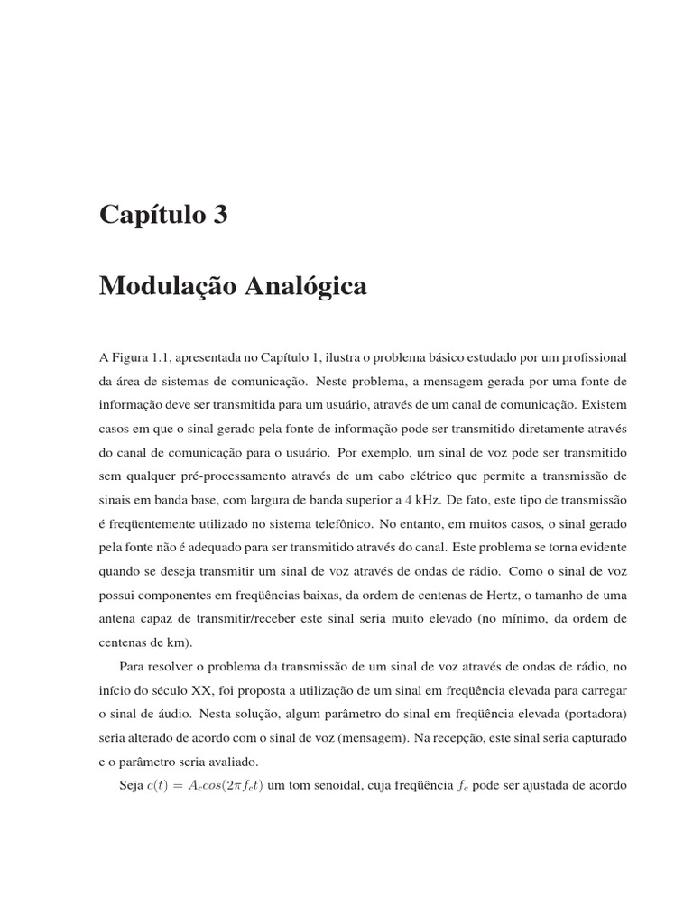 Capitulo 3 | PDF | Modulación de frecuencia | Inalámbrico