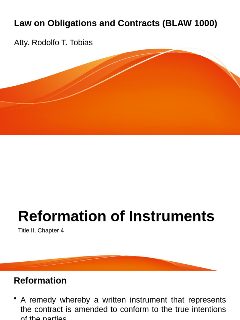 Law On Obligations and Contracts | PDF