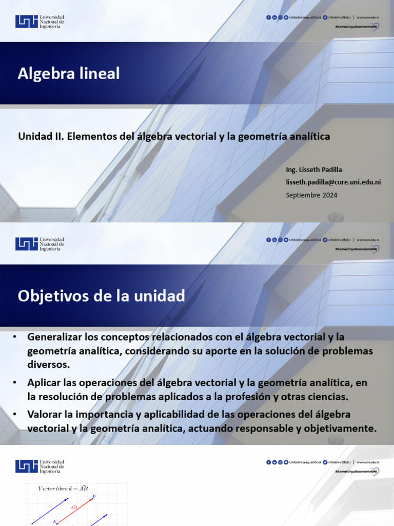 Álgebra Vectorial y Geometría Analítica | PDF | Métodos y materiales de ...