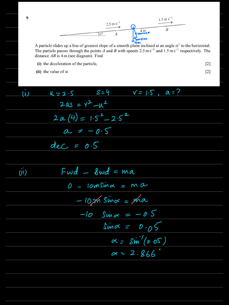 M1 (WS) Kinematics | PDF