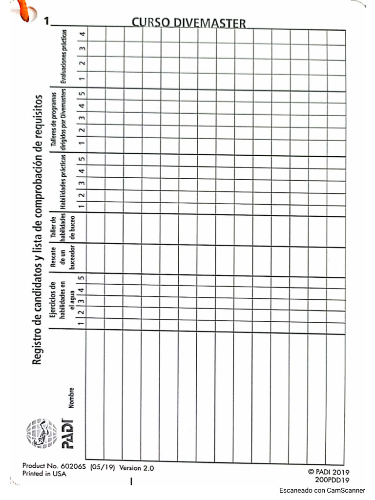 Divemaster Padi | PDF