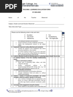 Lac Session Reflection On RPMS Sy 2020 | PDF | Teachers | Education Theory