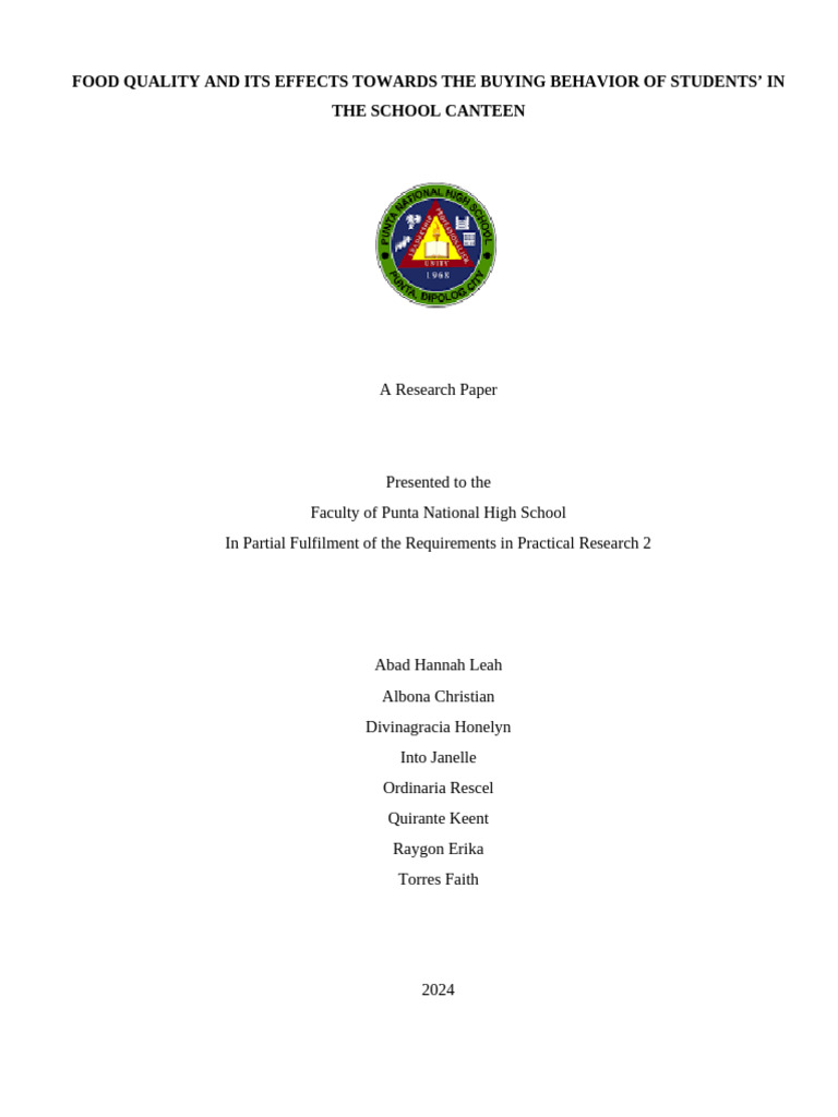 Abm 12 Group 2 | PDF | Behavior | Statistics