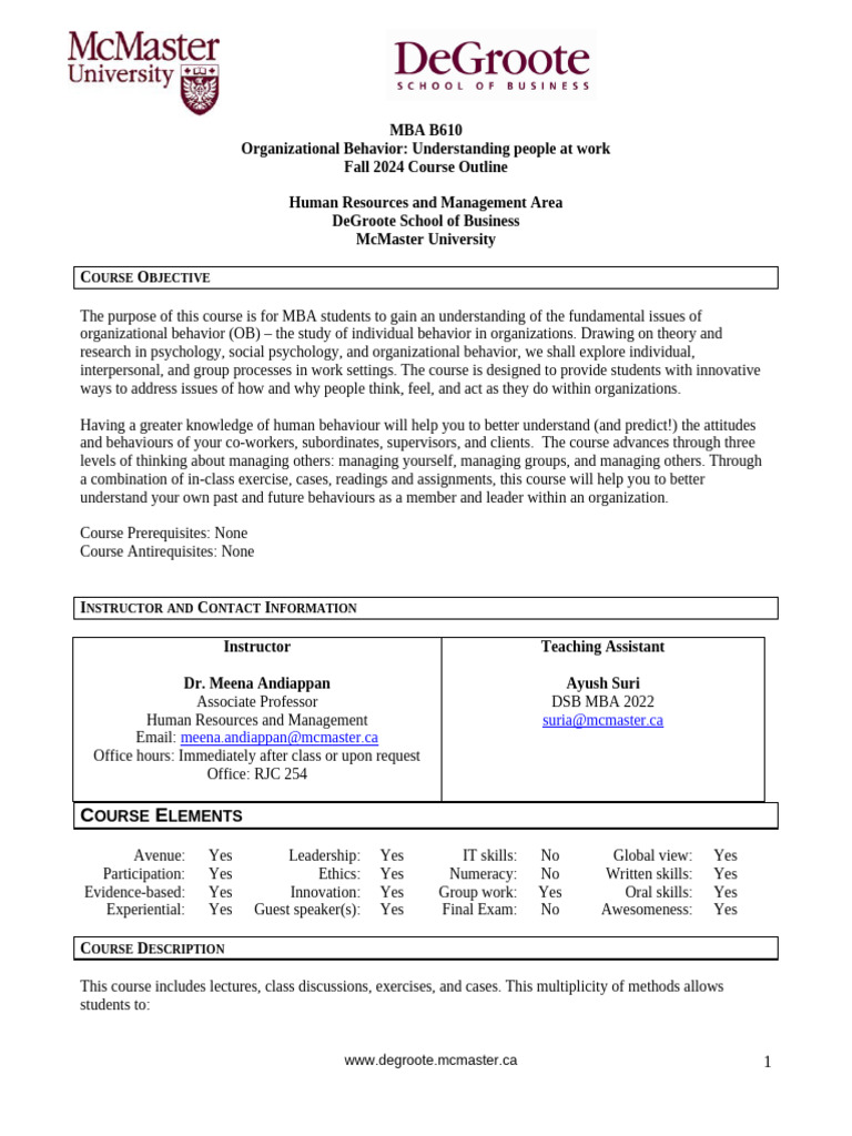 B620 Syllabus Fall 2024 | PDF | Academic Integrity | Integrity