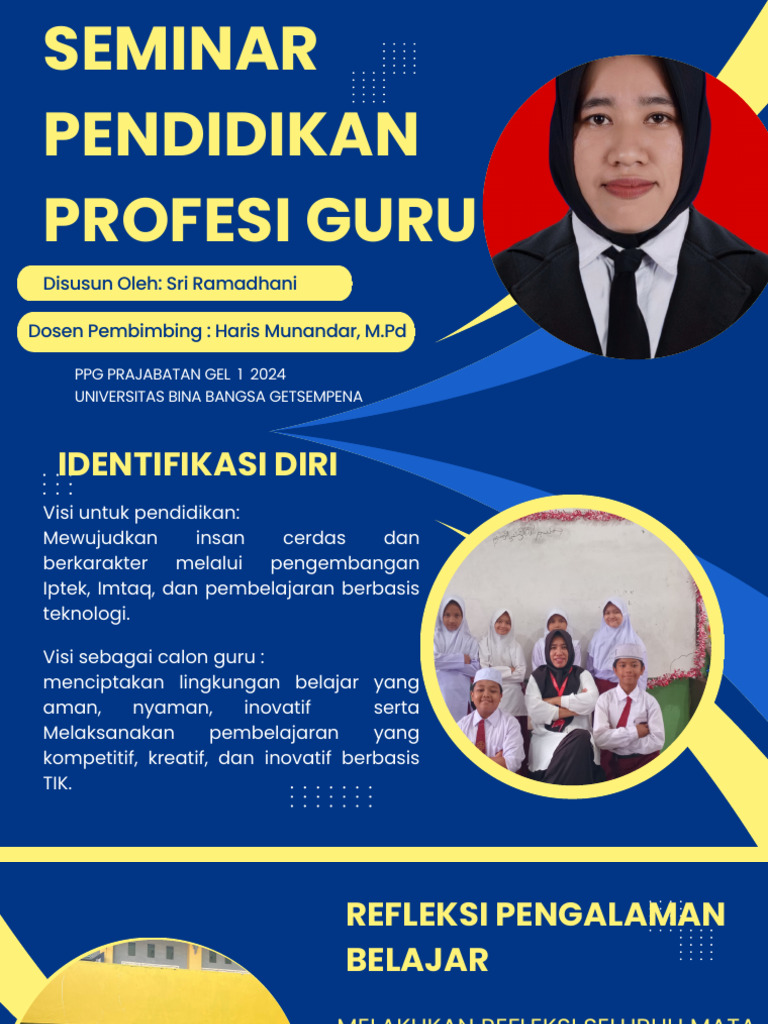 Seminar Pendidikan Profesi Guru - Sri Ramadhani | PDF