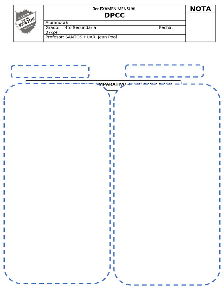 4° Sec. - DPCC | PDF