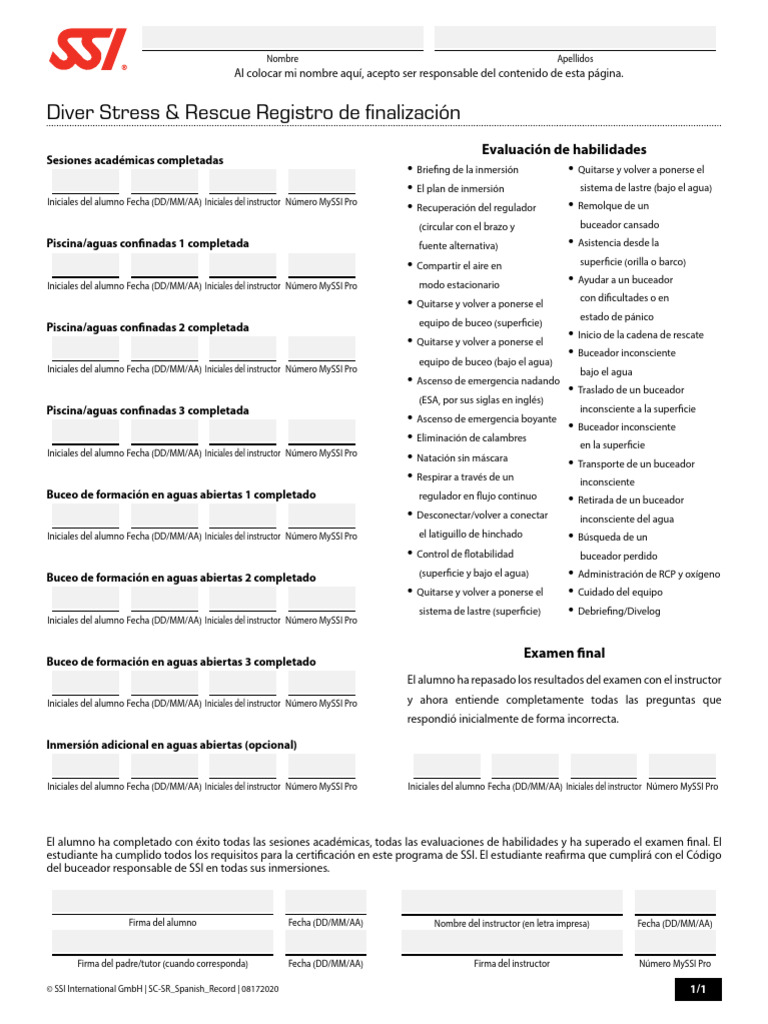 SC-SR Spanish Record | PDF