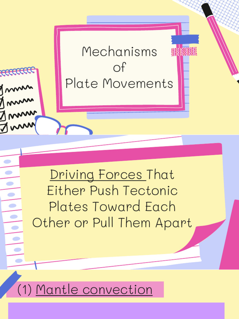 Mechanism of Plate Movements | PDF