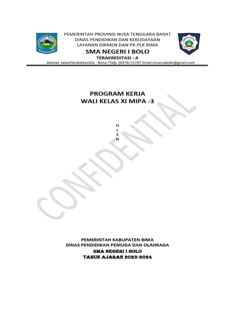 Program Walas Xi Mipa 3 2023-2024 | PDF