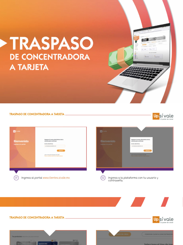Manual Traspaso de Concentradora A Tarjeta | PDF