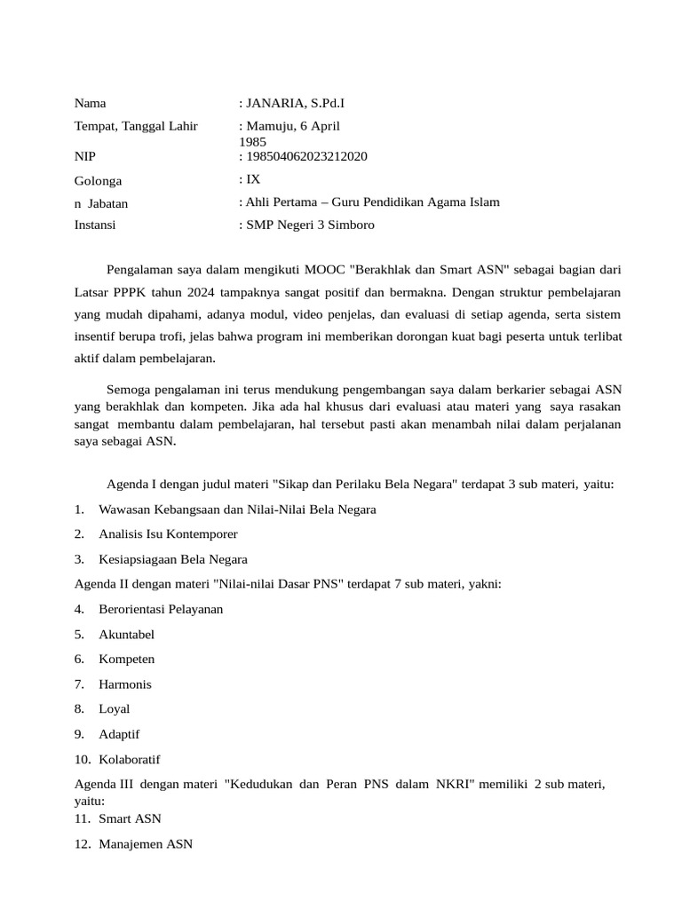 Jurnal Janaria2 Janaria | PDF