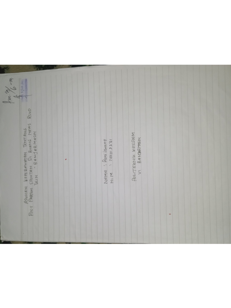 Askep Nifas Post Partum Spontan Roni Irwana | PDF