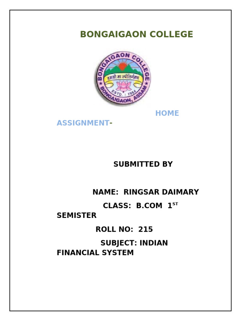 Bongaigaon College | PDF