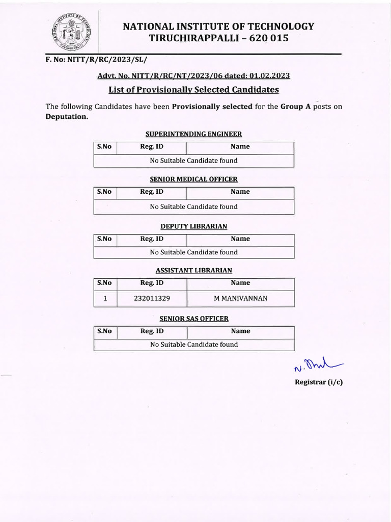 Groupa Deputation Pdf