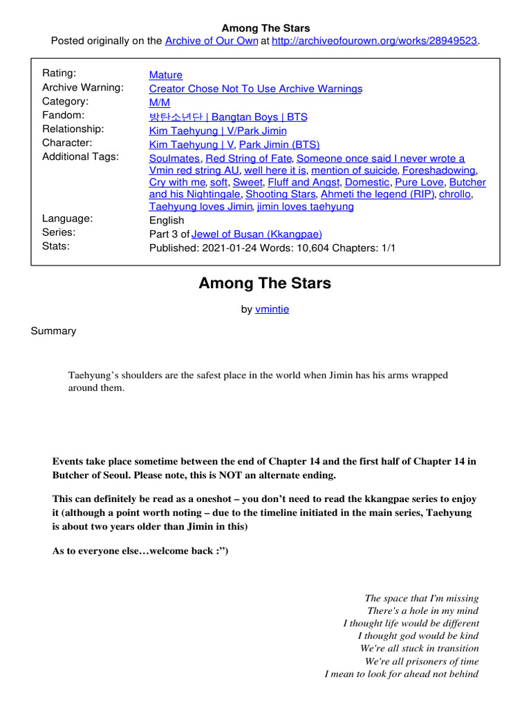 Among The Stars | PDF