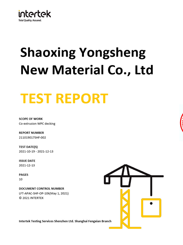 Test Report Example | PDF