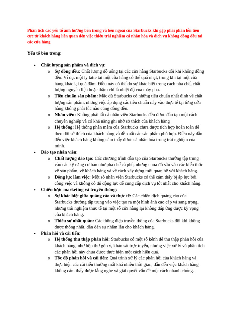 Phân tích các yếu tố ảnh hưởng | PDF