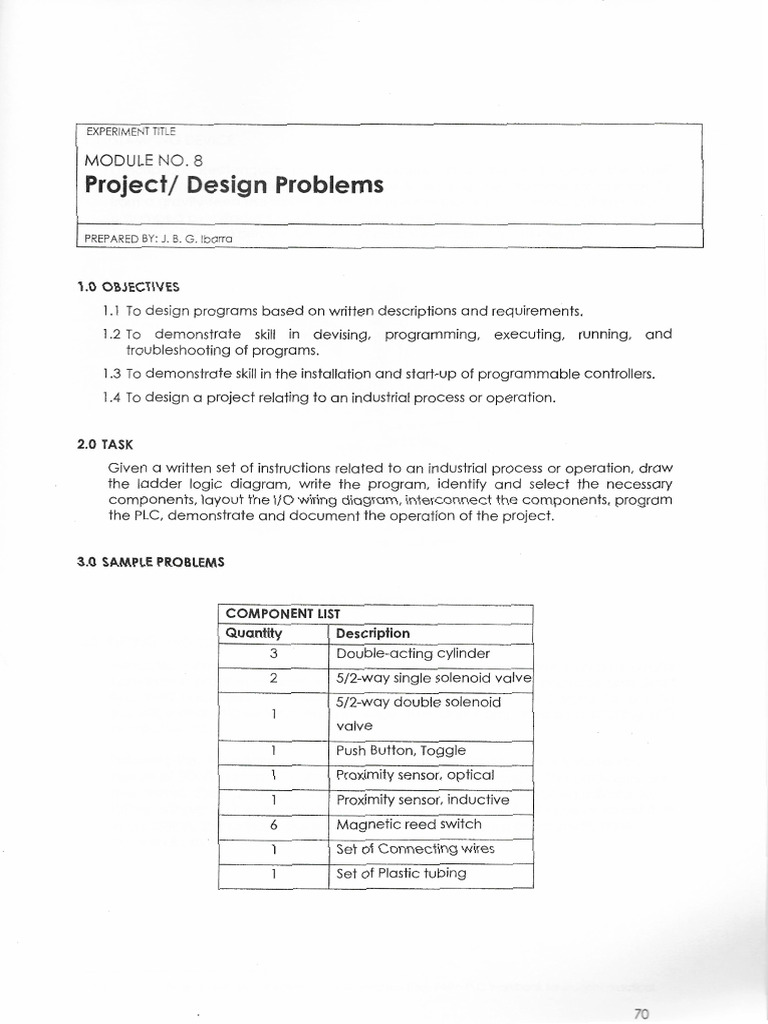 Experiment 8 - Project Design | PDF