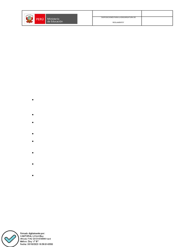 Anexo 7 Ratificacion Rvm 147 2023 Minedu | PDF