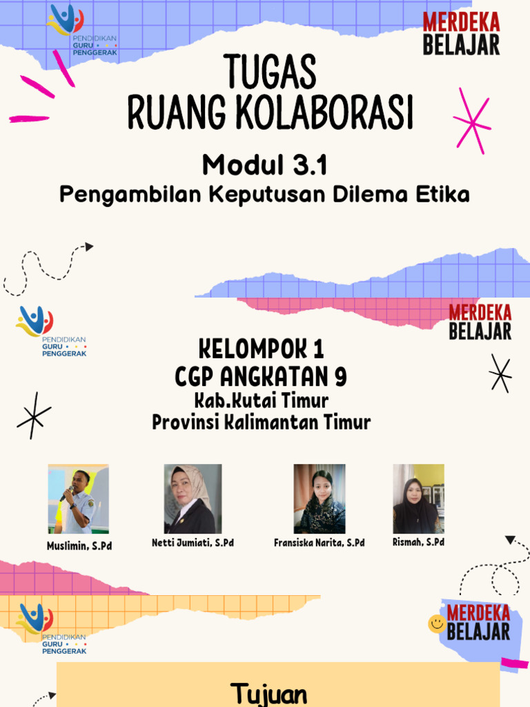 Tugas Kelompok Ruang Kolaborasi Modul 3.1 Dilema Etika - 20240207 - 075621 - 0000 | PDF