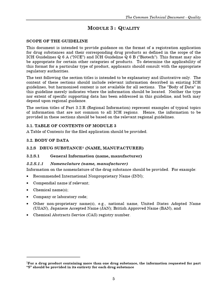 CMC Module 1726739425 | PDF