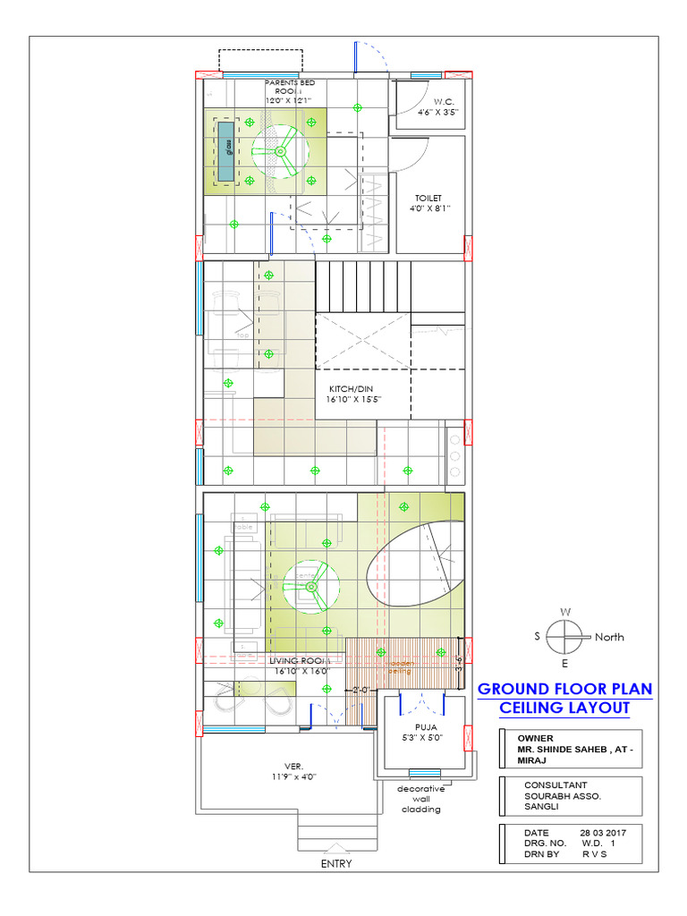 Ceiling Electrical Layout - DWG 6.05.2017-Model - PDF 1 | PDF