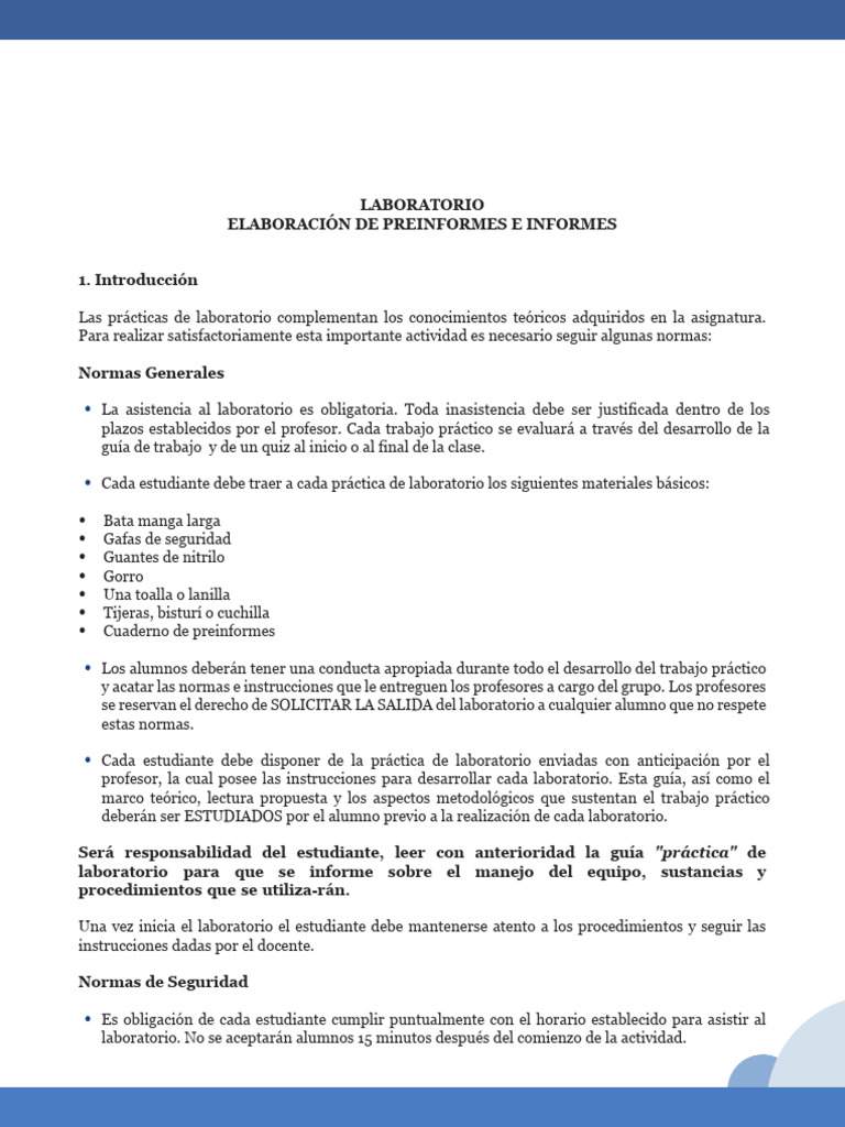 Laboratorio - # - 1 - Elaboracion de Informes | PDF
