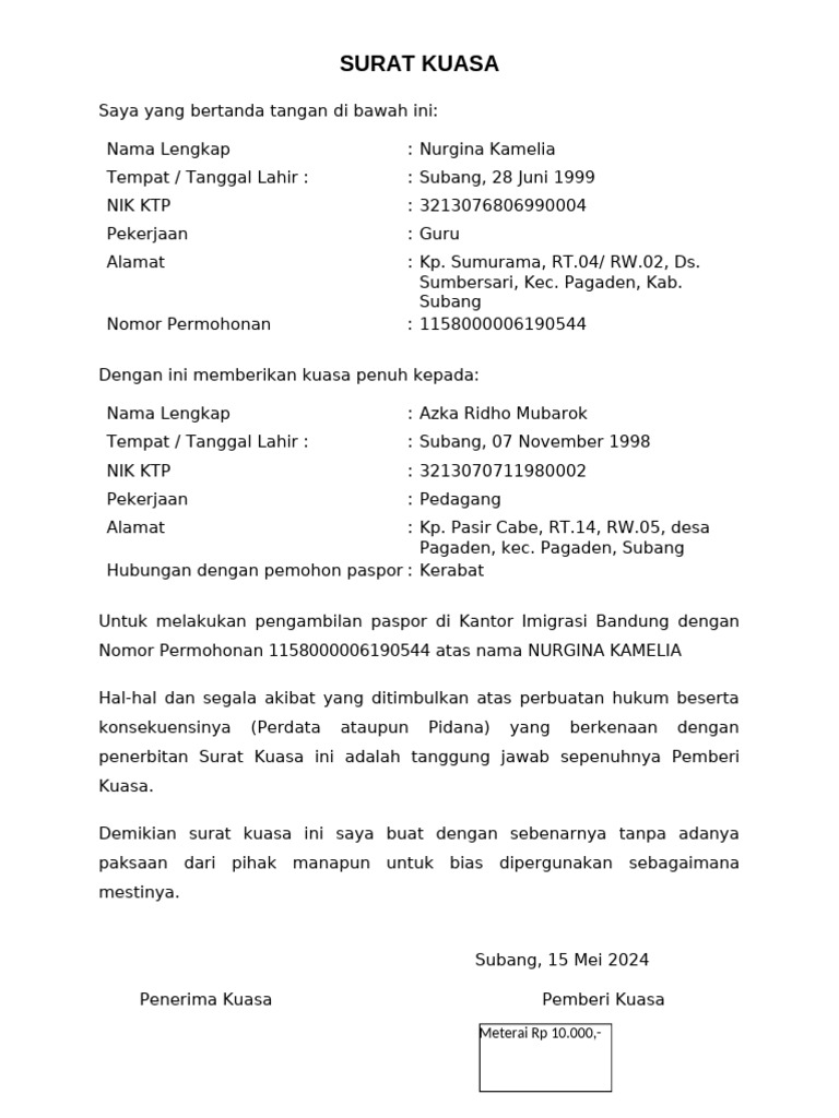 docs-surat-kuasa | PDF