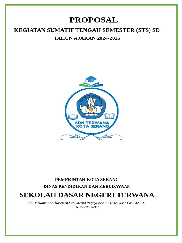 Proposal PTS 2024 | PDF