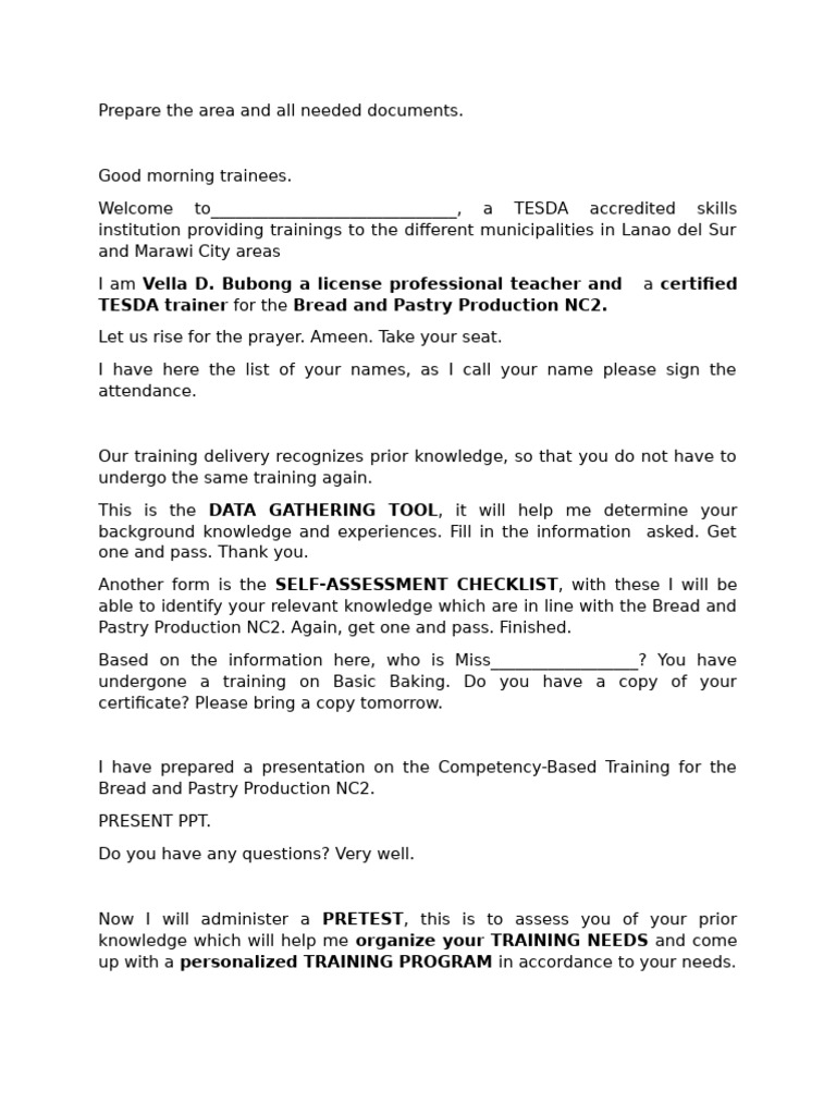 Fts Demo Flow Script | PDF