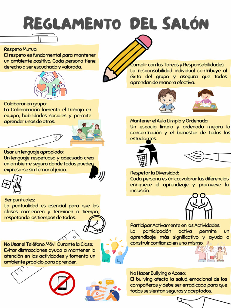 Reglamento Del Salon | PDF