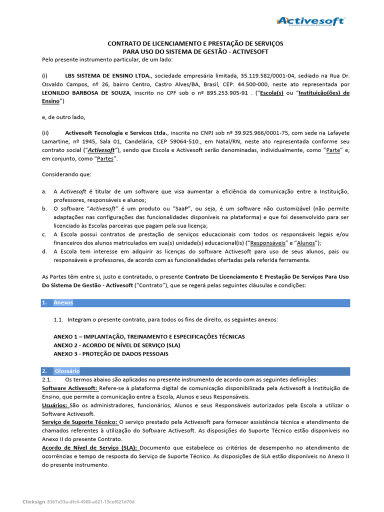 Activesoft Clicksign | PDF