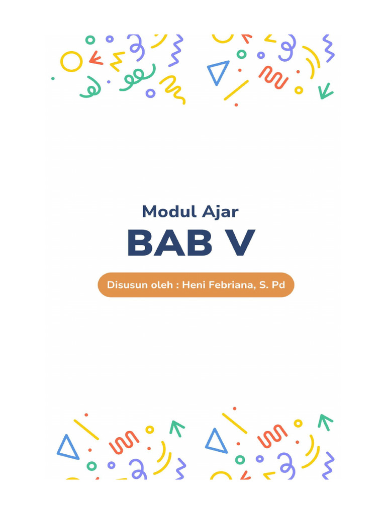 Modul Ajar BAB 5+ SIAP PRINT | PDF